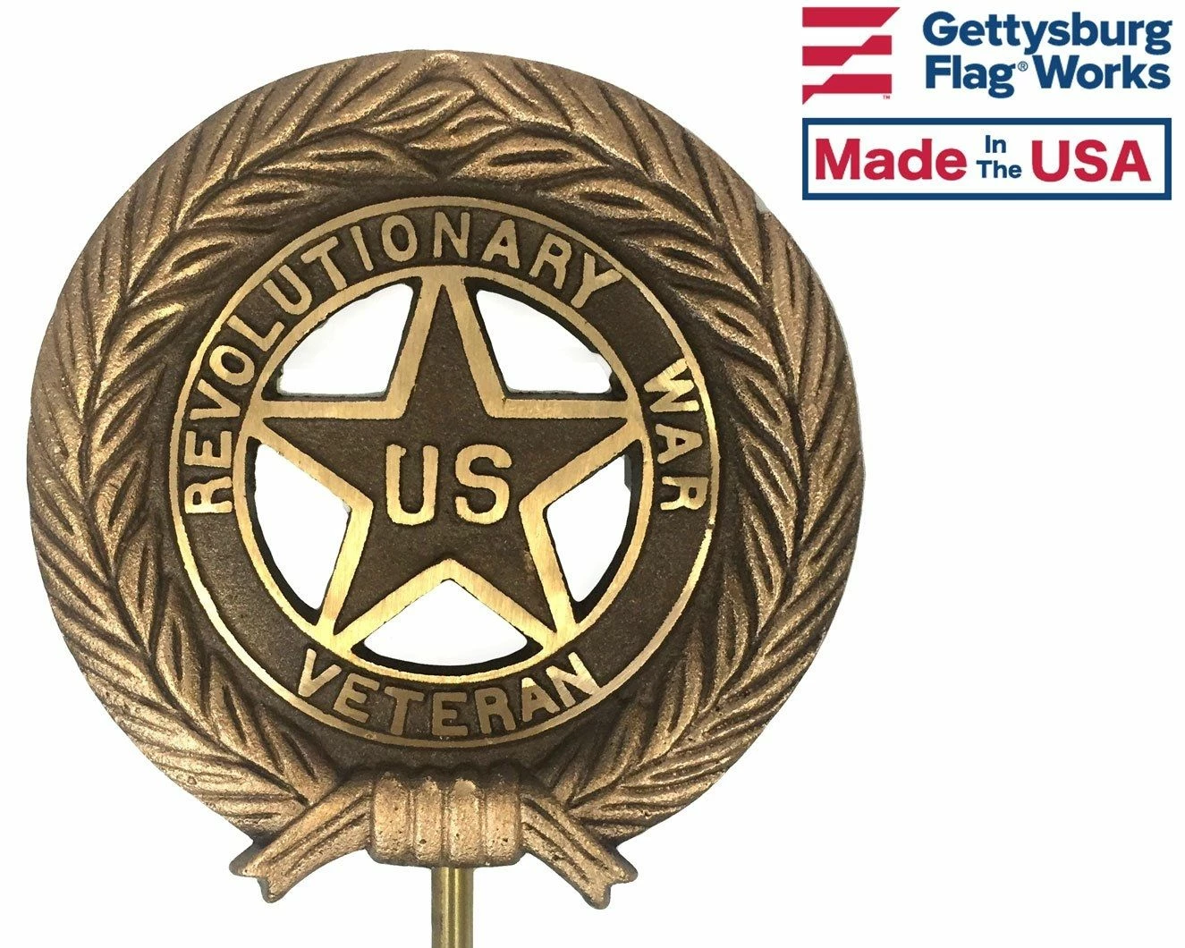 Handmade Revolutionary War Veteran Bronze Grave Marker - Treasured ...